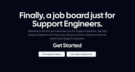 Job Posts Support Engineer Pro