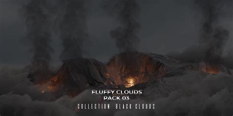 Fluffy Clouds Pack 03 And Cloud Node Shader Superhive Formerly Blender Market
