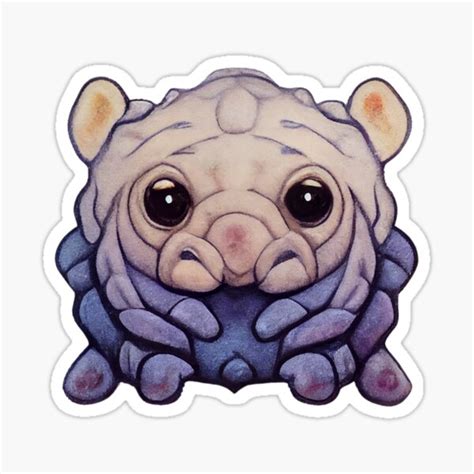 Symetrical Cute Tardigrade With All Legs Sticker For Sale By