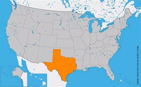 Texas Estados Unidos Mapa E Información