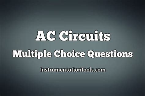 Instrumentation Engineering Multiple Choice Questions Mcq