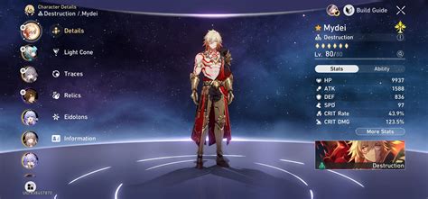 rate my mydei pls (E0S1)I'm f2p Honkai: Star Rail | HoYoLAB