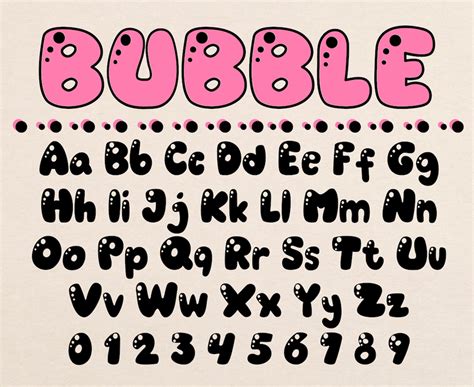 Bubble Font Groovy Font Bubble Script Font Bubble Letters Svg Retro Bubble Font Bubble Alphabet