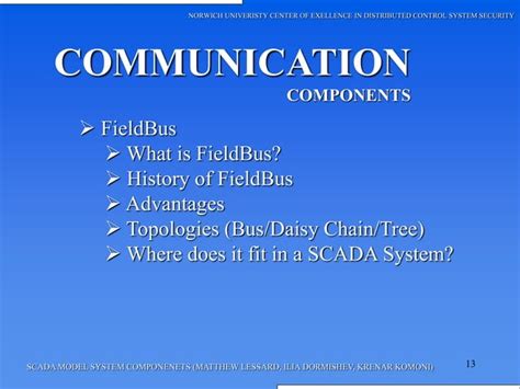 SCADA Model System Components PLC RTU Protocols PPT