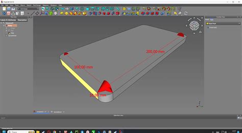 Freecad How To Get Overall Size What Expression I Have To Use For Getting Length Width And