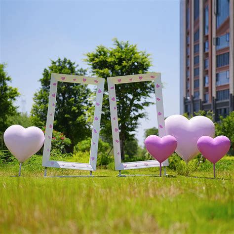 Outdoor Park Internet Celebrity Check In Fiberglass Love Photo Frame