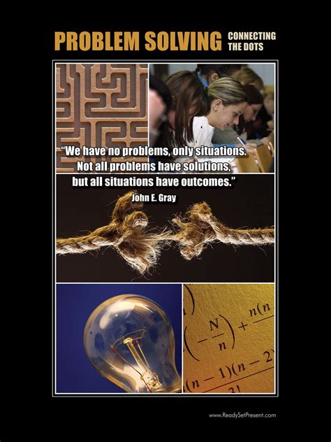 problem solving poster office wall art office decor management