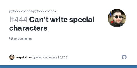Cant Write Special Characters · Issue 444 · Python Escpospython