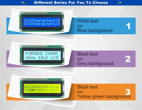 Custom STN FSTN Mono Driver IC AIP31066 ST7066U ST3076 2x16 LCD 1602 16x2 LCD Display Alibaba Com