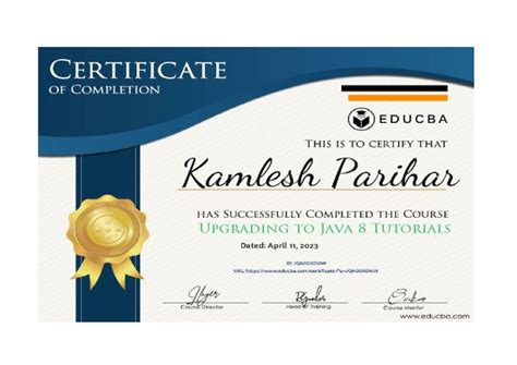 My Educba Certificate Pdf