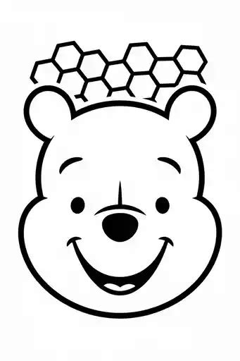 Winnie The Pooh Face Coloring Pages Love For Coloring