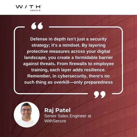 Raj Patel On Linkedin Cybersecurity Defenseindepth Withsecure