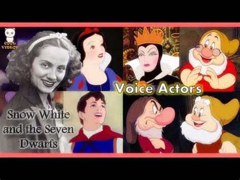 Voice Actors Snow White And The Seven Dwarfs 1937 Youtube