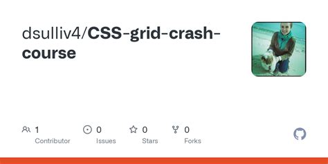 GitHub Dsulliv CSS Grid Crash Course