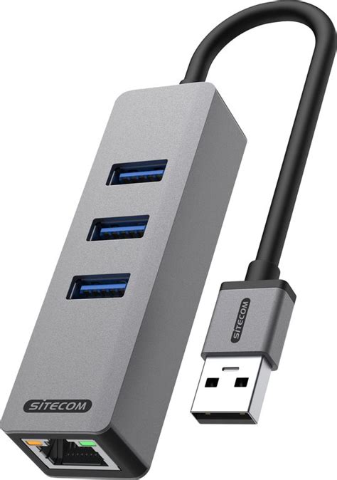 Sitecom Usb A To Ethernet X Usb Hub Bol