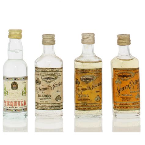 Assorted Tequila Miniatures X4 Auction A115905 The Whisky Shop Auctions