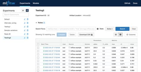 Andy Ganse MLflow Via Docker Container