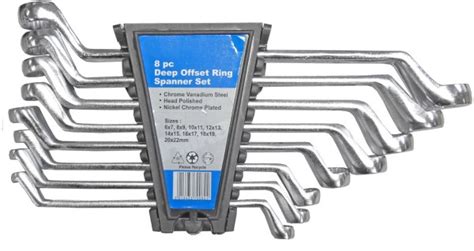 6pce Deep Offset Spanner Set
