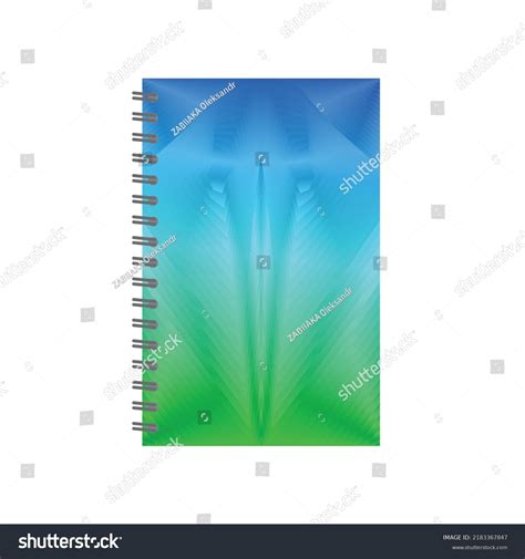 Notepad Color Vector Illustration Isolated White Stock Vector Royalty