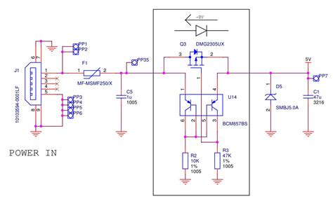 Transistors Understanding The Raspberry Pi S Power Input Circuit Electrical Engineering