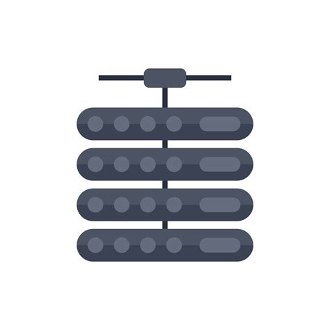 Server Center Connection Icon Flat Isolated Vector 15119892 Vector Art At Vecteezy