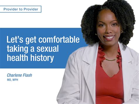 Lets Get Comfortable Taking A Sexual Health History Greater Than Hiv