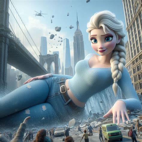 Giantess Elsa By Memesrus1234 On Deviantart
