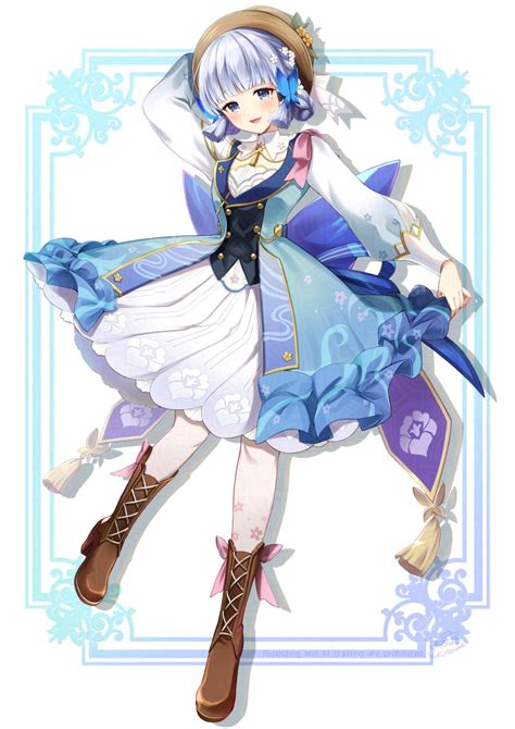 Azuma Yuki Ayaka Genshin Impact Kamisato Ayaka Kamisato Ayaka Springbloom Missive