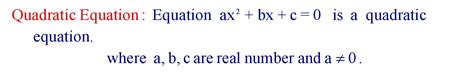 Quadratic Equations Formula For 10th Class Formula In Maths
