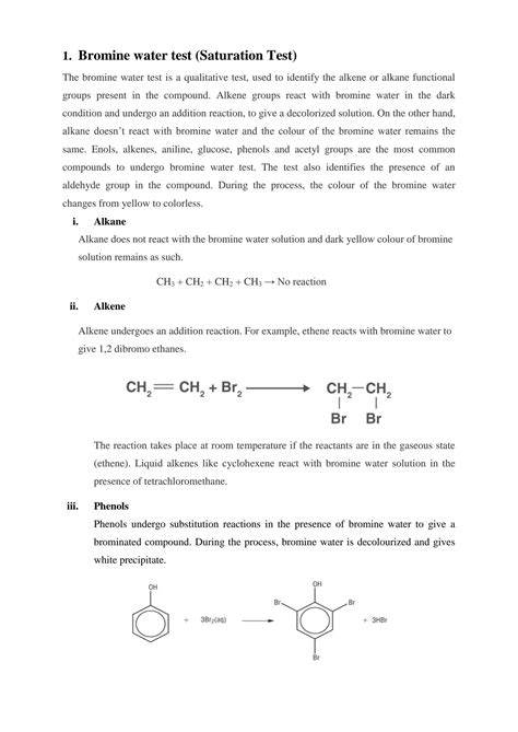 SOLUTION Qualitative Analysis Of Functional Groups In Organic Compounds Studypool