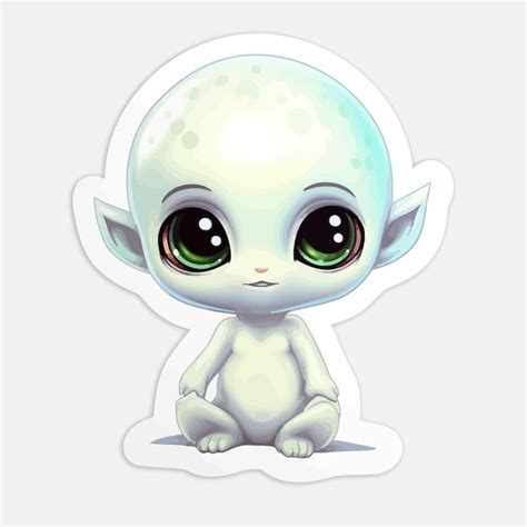Cute Alien Premium Ai Generated Vector