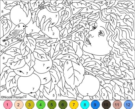 Coloring Pages For Adults Color By Number