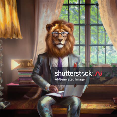 Anthropomorphic Artistic Image Close Assertive Face Ai Generated Image