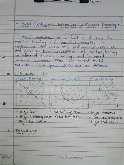 Sahil Rajpure On Linkedin Handwritten Machinelearning Datascience Modelevaluation…