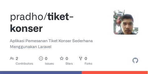 Github Pradhotiket Konser Aplikasi Pemesanan Tiket Konser Sederhana