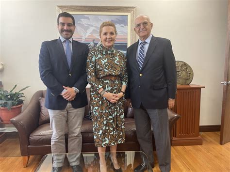 Greeces New Un Ambassador Aglaia Balta Visits The National Herald
