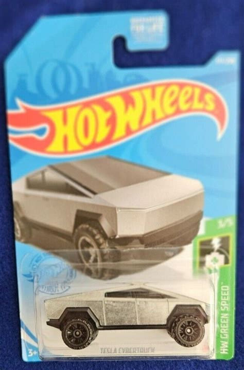 Hot Wheels Tesla Cybertruck 2021 First Edition Hw Green Speed 4706808799
