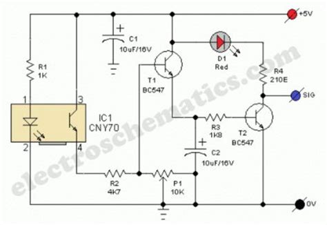 Line Following Robot Sensor Sensor Circuit Circuit Diagram SeekIC Com