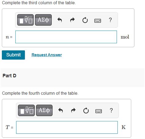 Solved A Gas Mixture Contains Each Of The Following Gases At Chegg