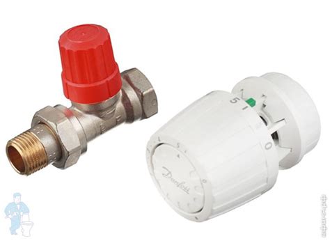 *Комплект термостатический DANFOSS 1/2" клапан прямой RTR-N ...