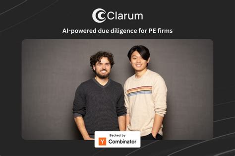 Clarum Ai Powered Due Diligence Solutions For Pe Firms Y Combinator