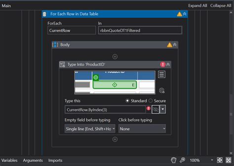 How To Specify Row Index In A For Each Datatable Row Type Into Studio UiPath Community Forum