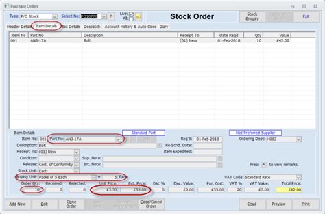 Unit Measures Buying Unit Conversions