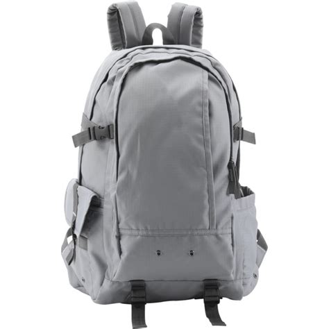 Printed Ripstop 210d Backpack Victor Grey Backpacks