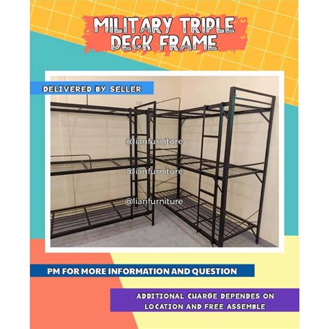 Military Triple Deck Frame Heavy Duty Shopee Philippines