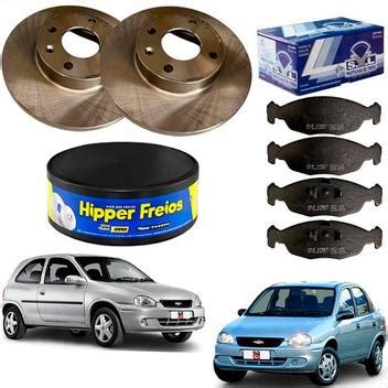 Kit Disco Pastilha Mola Freio Corsa Classic 1994 1995 1996 1997 1998