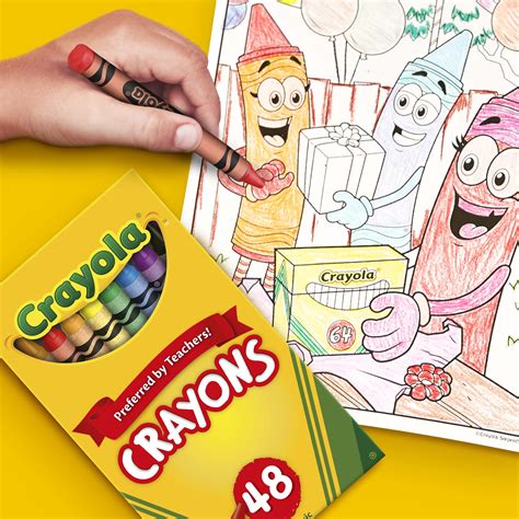 Crayola Crayon Coloring Pages