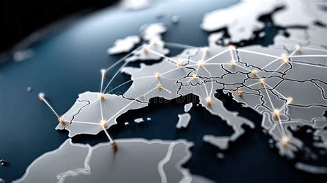 Map Data Connections Stock Illustrations 18203 Map Data Connections