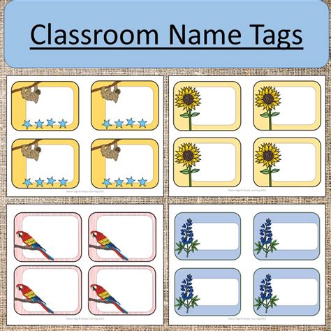 Classroom Name Tags Back To Babe Writing Made By Teachers