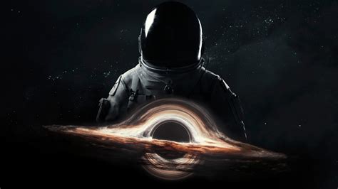 Astronaut Wallpaper 4k Wormhole Cosmos